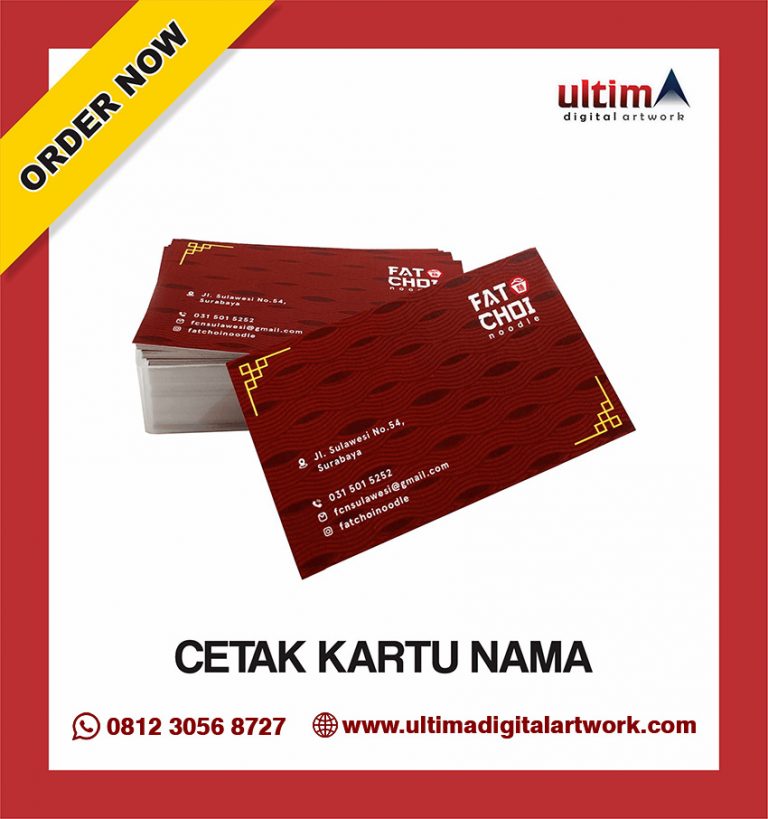 Cetak Kartu Nama - ULTIMA DIGITAL ARTWORK | CALL/WA: 081230568727
